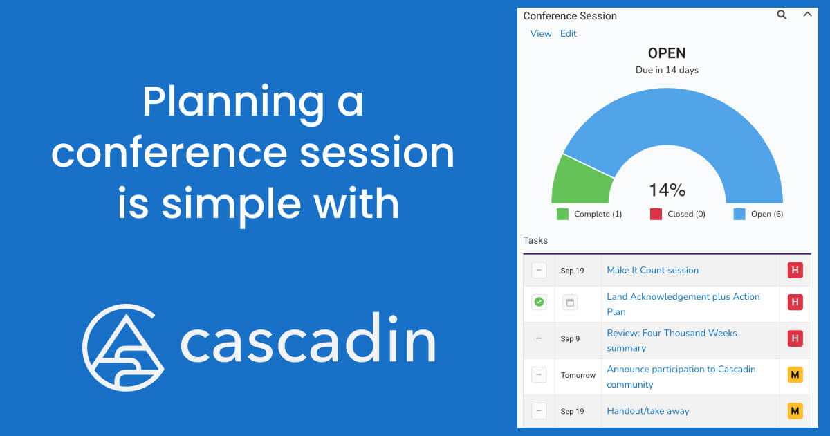 Planning a conference session